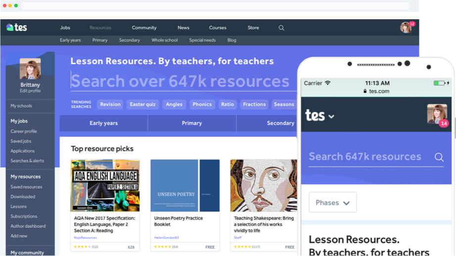 TES Resources Collaboration | One Beyond